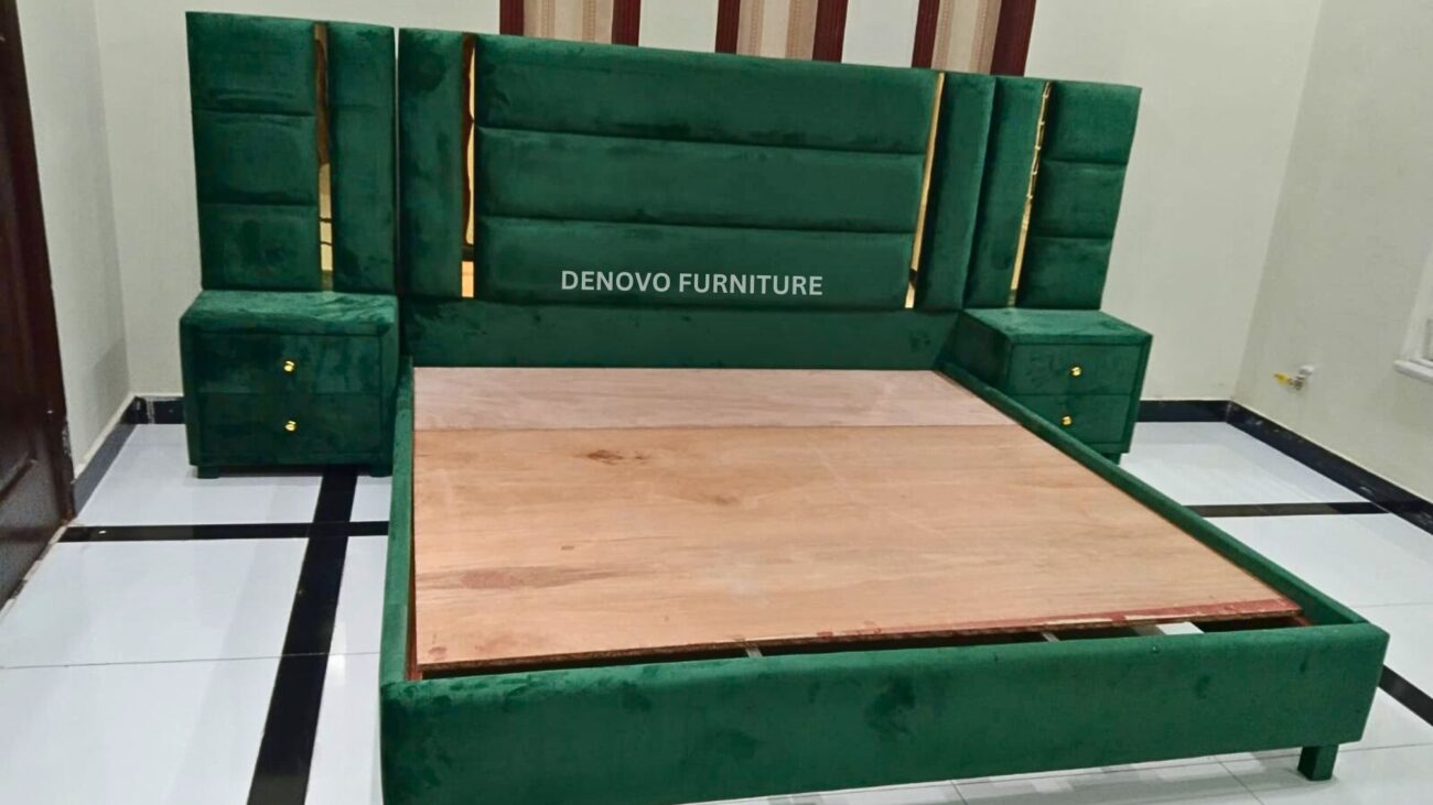 Long Back Bed Set - Denovo Furniture